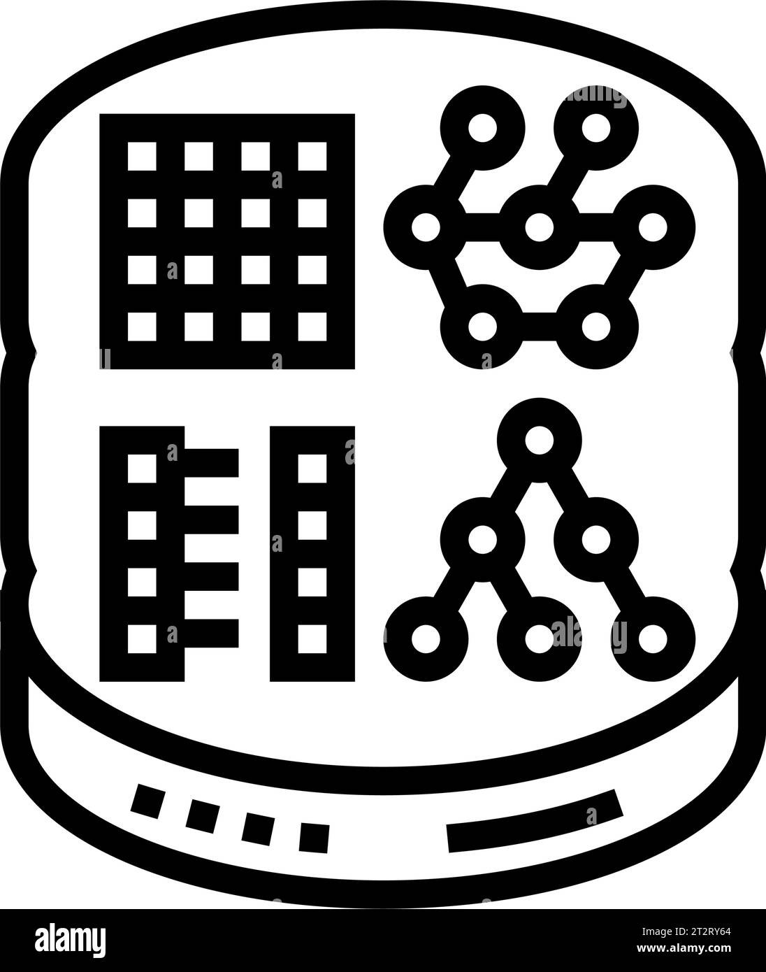 nosql database line icon vector illustration Stock Vector Image & Art ...