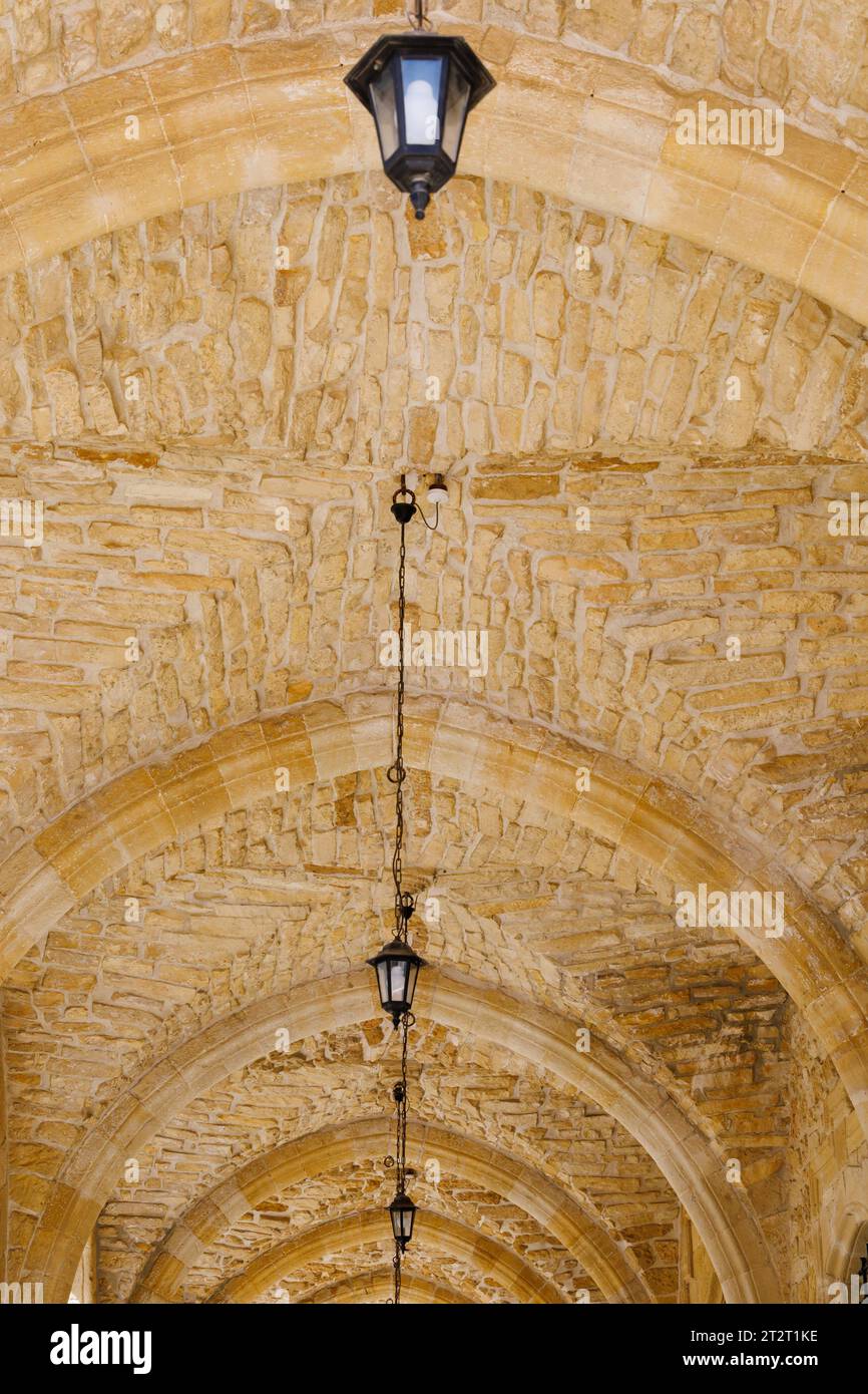 Detail of vaulted ceiling of St Lazarus Greek Orthodox church, Larnaca ...