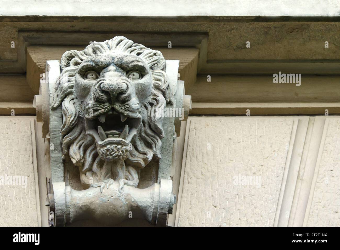 Wall relief lions face hi-res stock photography and images - Alamy