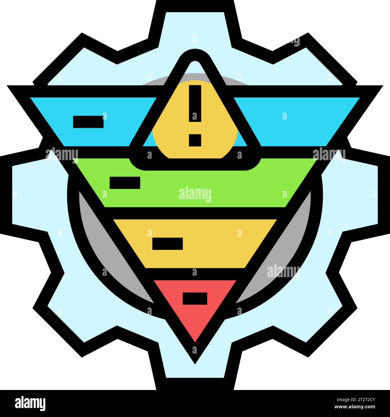 controls risk color icon vector illustration Stock Vector Image & Art ...