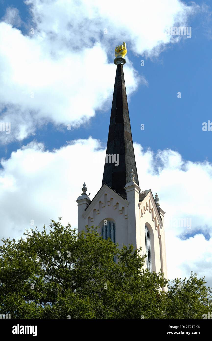 First church built in hi-res stock photography and images - Alamy