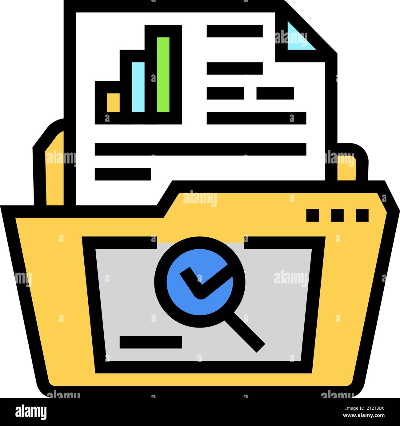 use case analysis color icon vector illustration Stock Vector Image ...