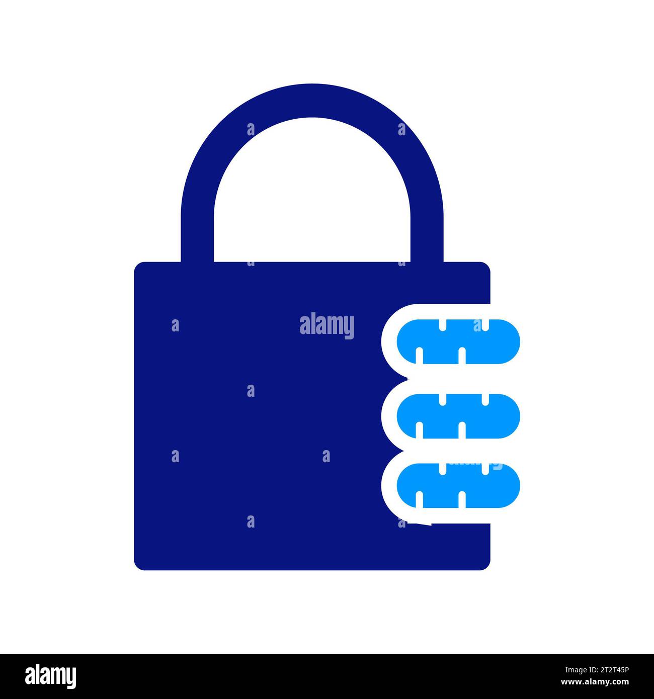 Padlock locked with password bar. Hidden asterisk pincode. Digital lock with locked keyhole ...