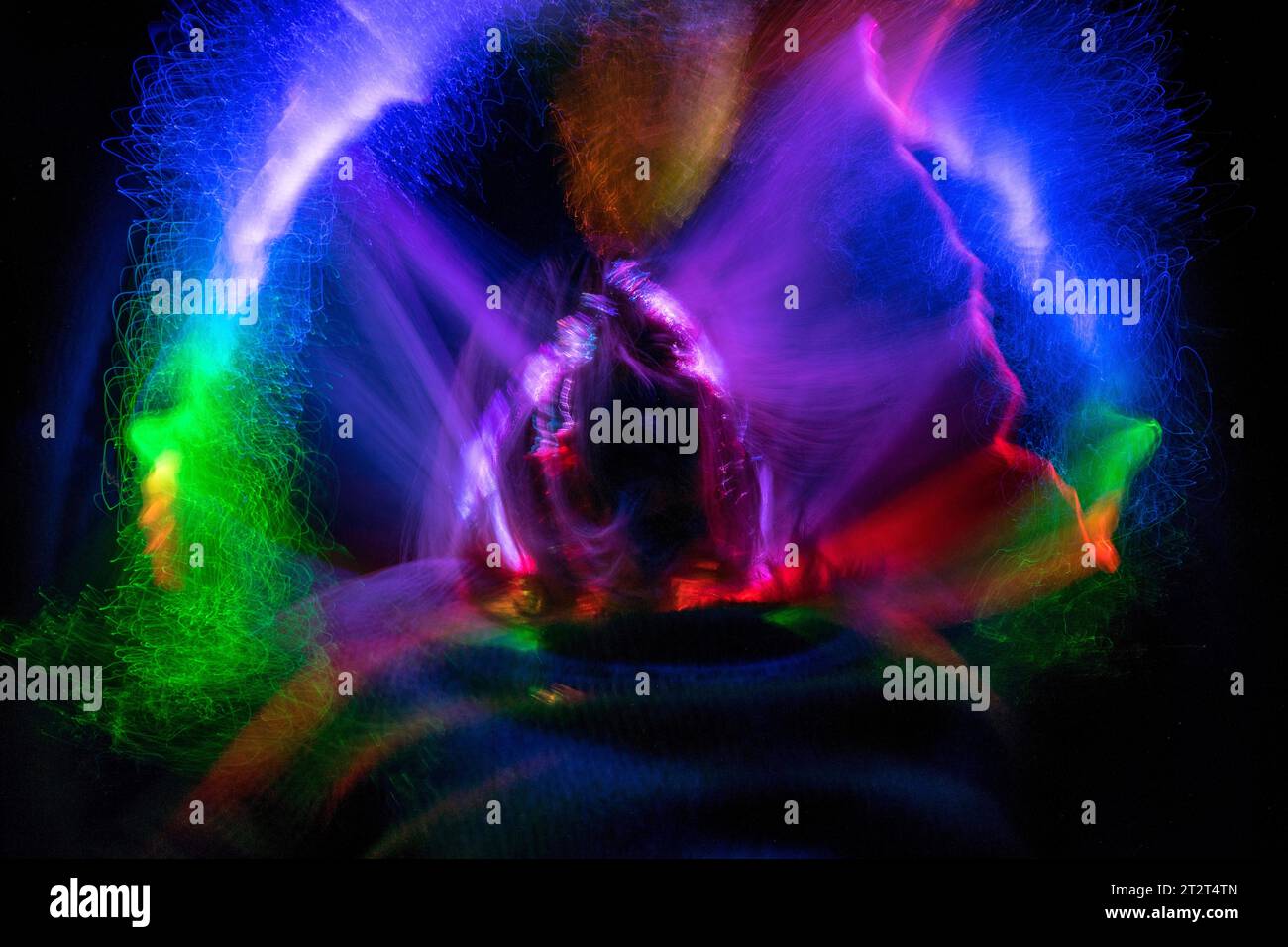 light fantasies, fuzzy, beautiful and colorful light paintings ...