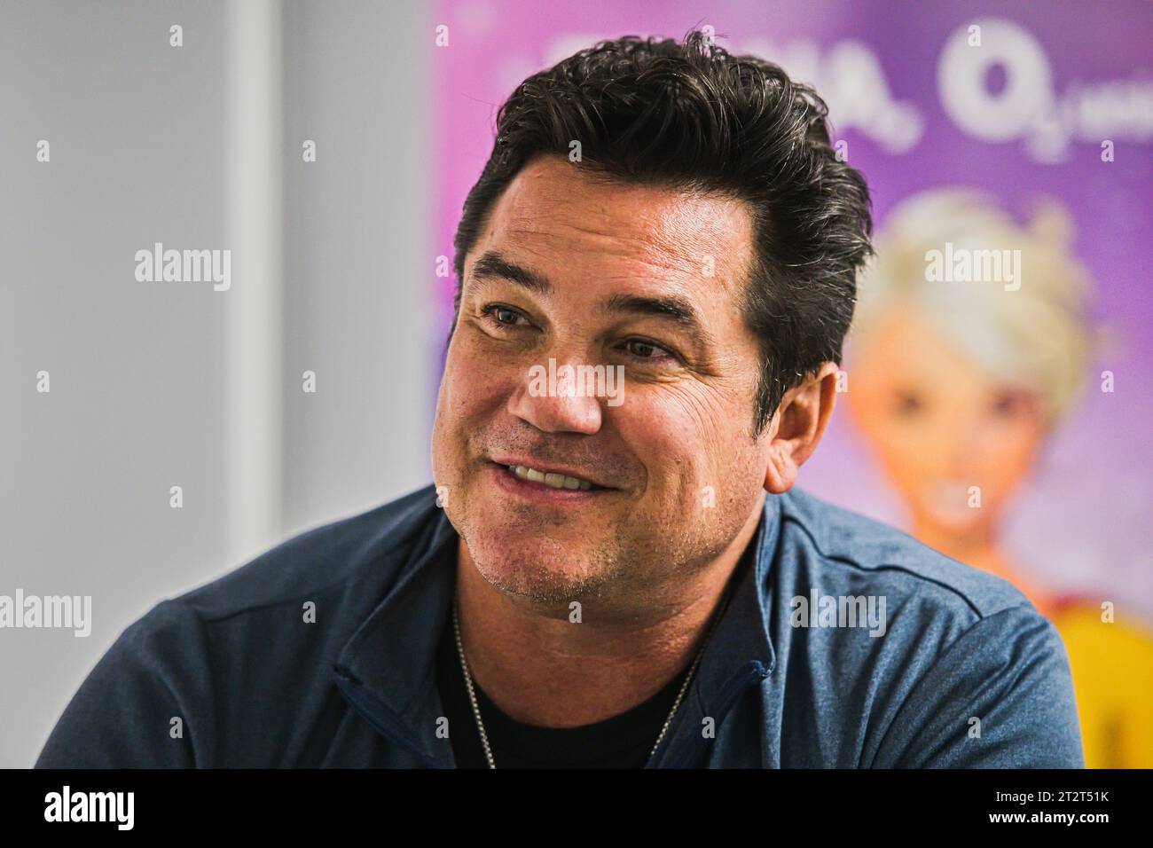 Brno, Czech Republic. 21st Oct, 2023. American actor Dean Cain speaks ...