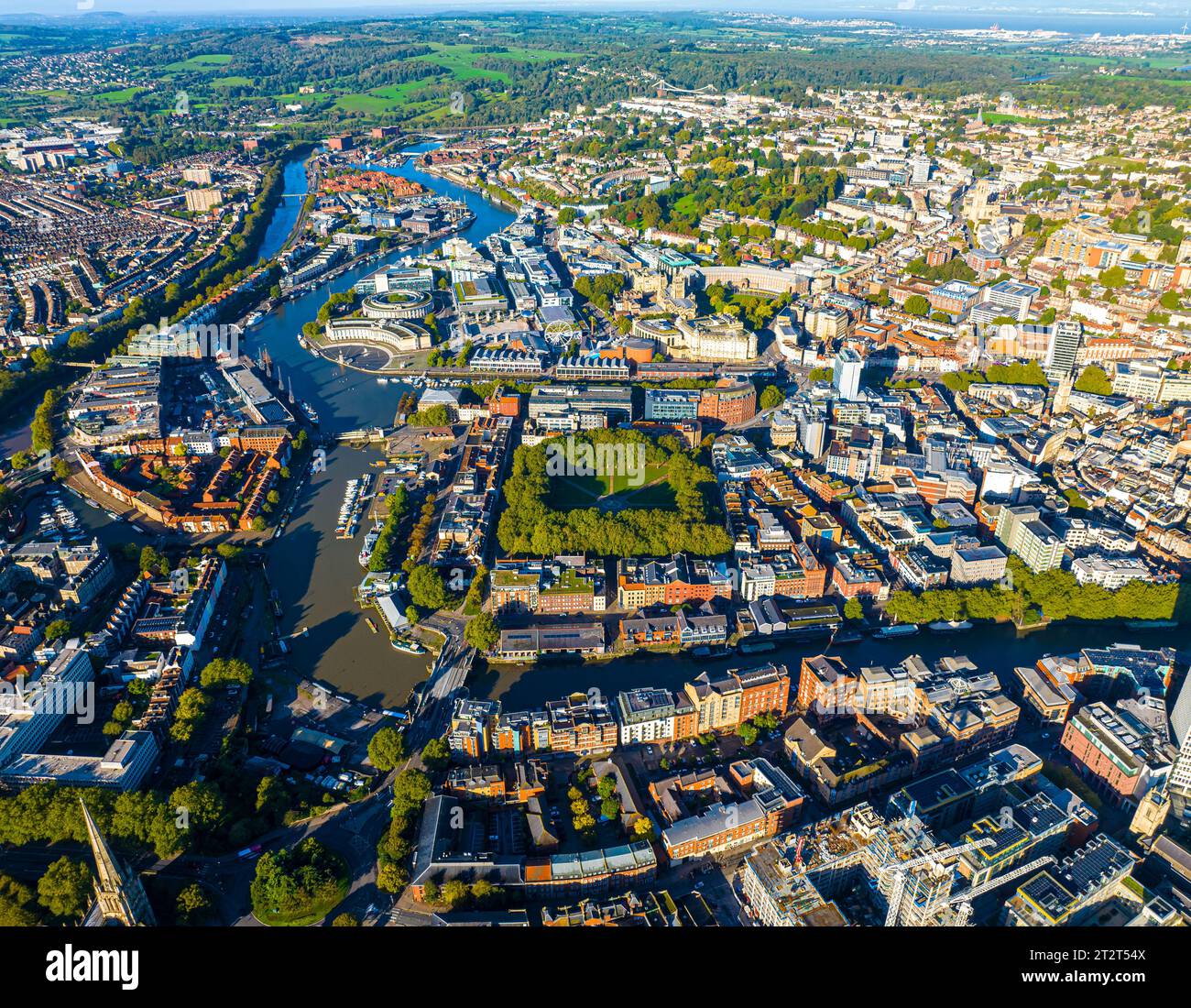 Bristol business park aerial view hi-res stock photography and images ...