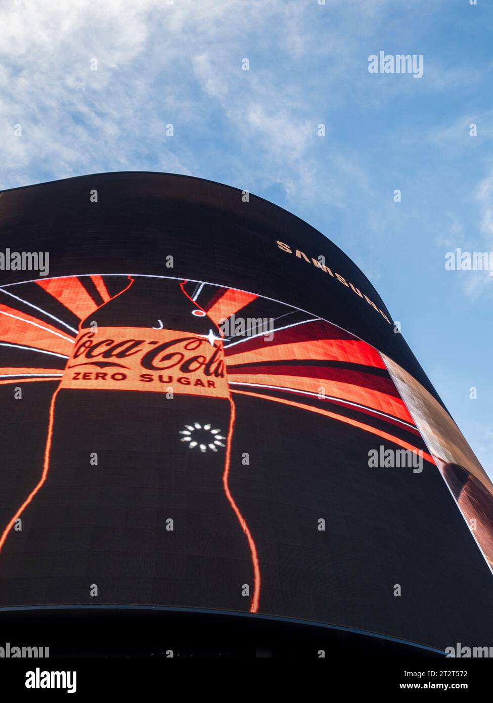 Coca Cola Zero Sugar Advertisement, Piccadilly Circus, London, England ...
