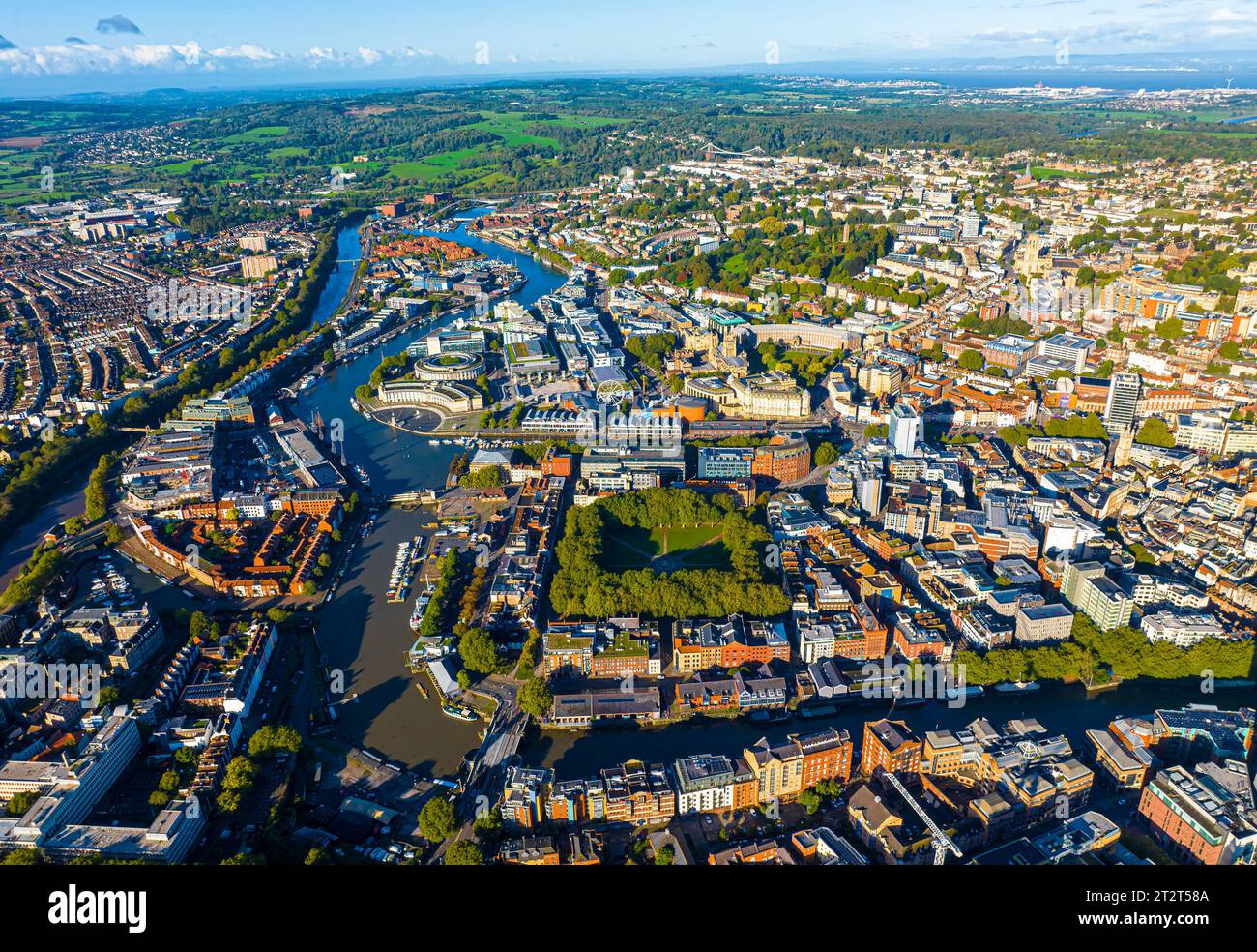 Bristol business park aerial view hi-res stock photography and images ...