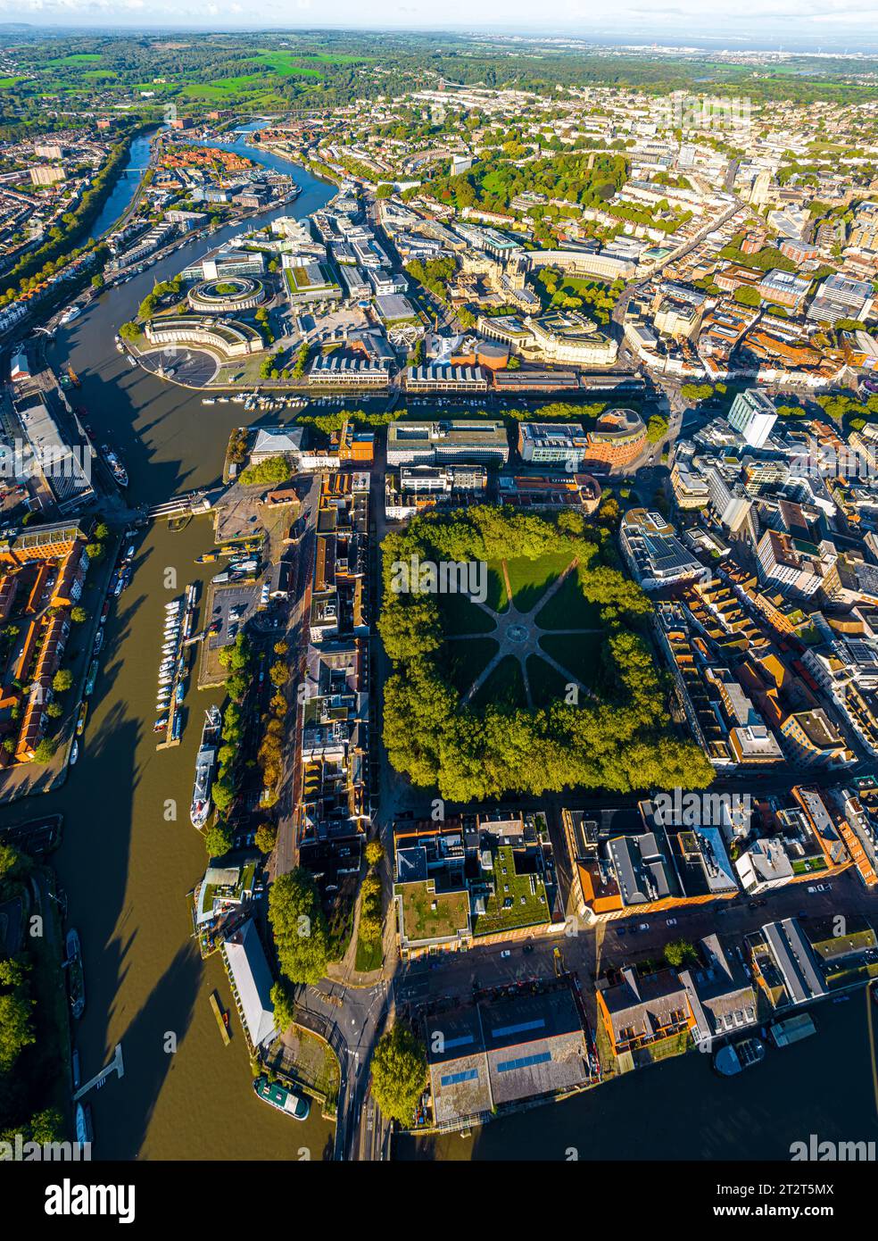 Bristol business park aerial view hi-res stock photography and images ...