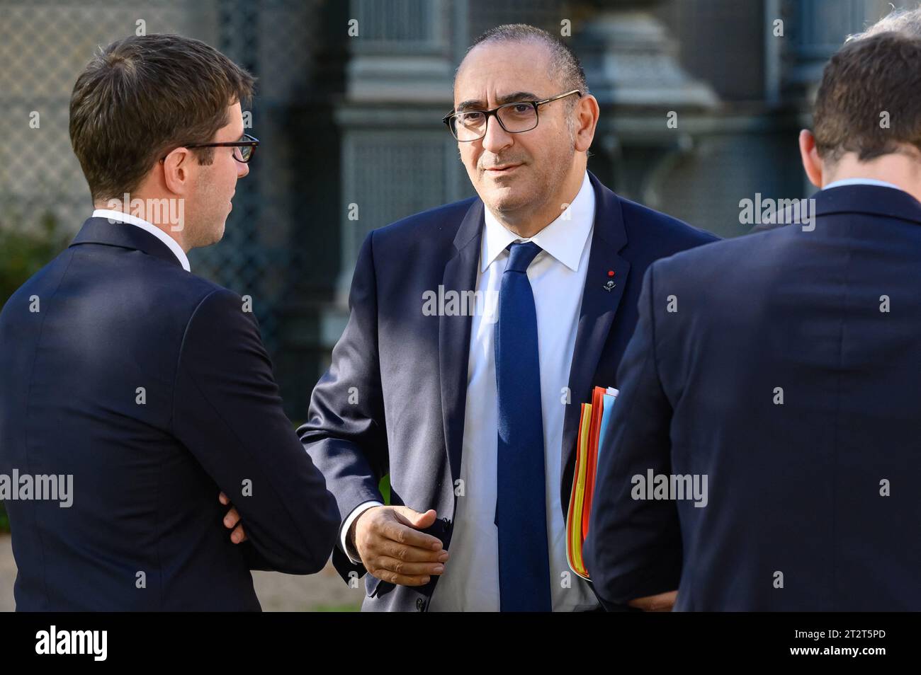 Paris, France. 21st Oct, 2023. Laurent Nunez, Paris Police Prefect ...