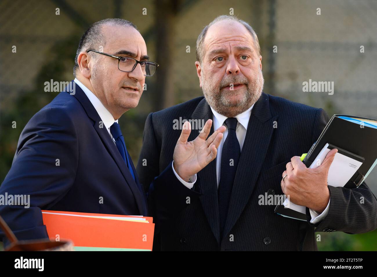 Paris, France. 21st Oct, 2023. Laurent Nunez, Paris Police Prefect with ...