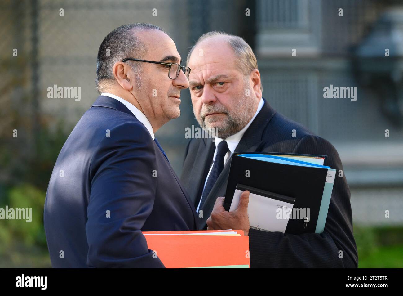 Paris, France. 21st Oct, 2023. Laurent Nunez, Paris Police Prefect with ...