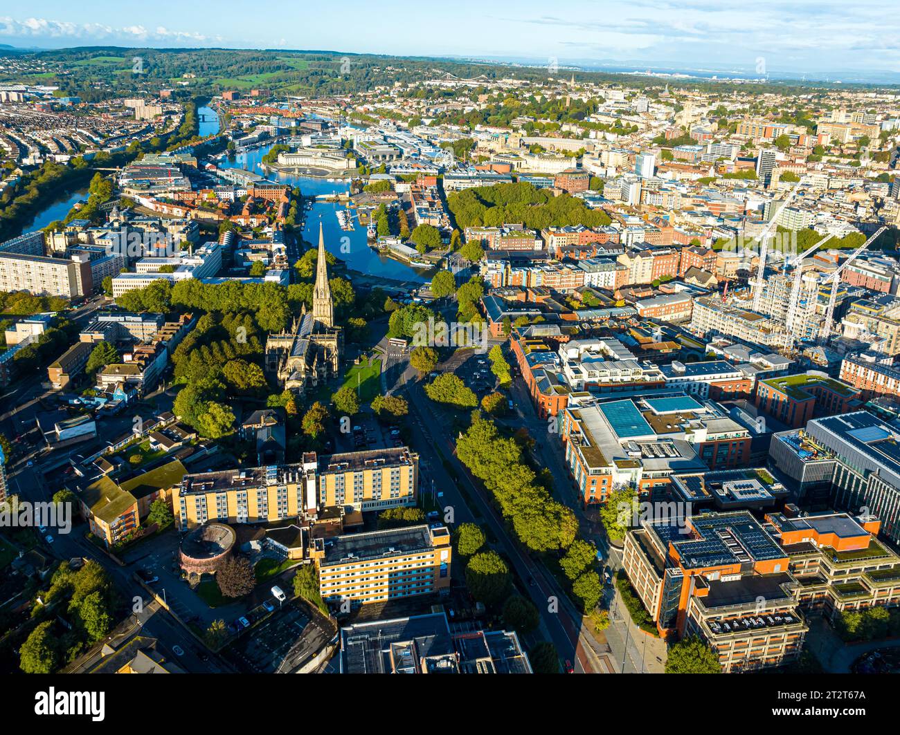 Bristol business park aerial view hi-res stock photography and images ...