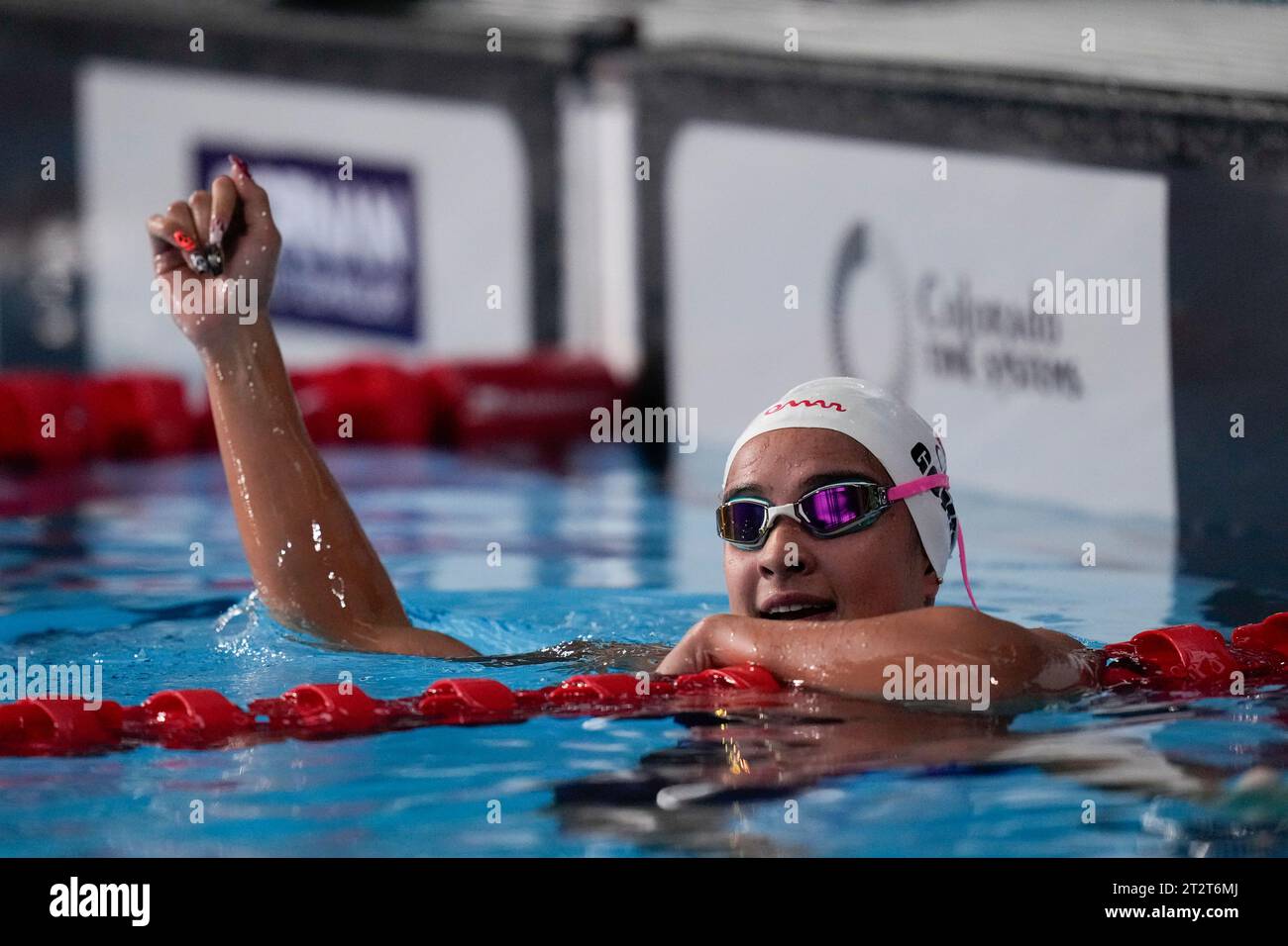 Colombia's Stefania Gomez celebrates after winning a women's 100-meters ...