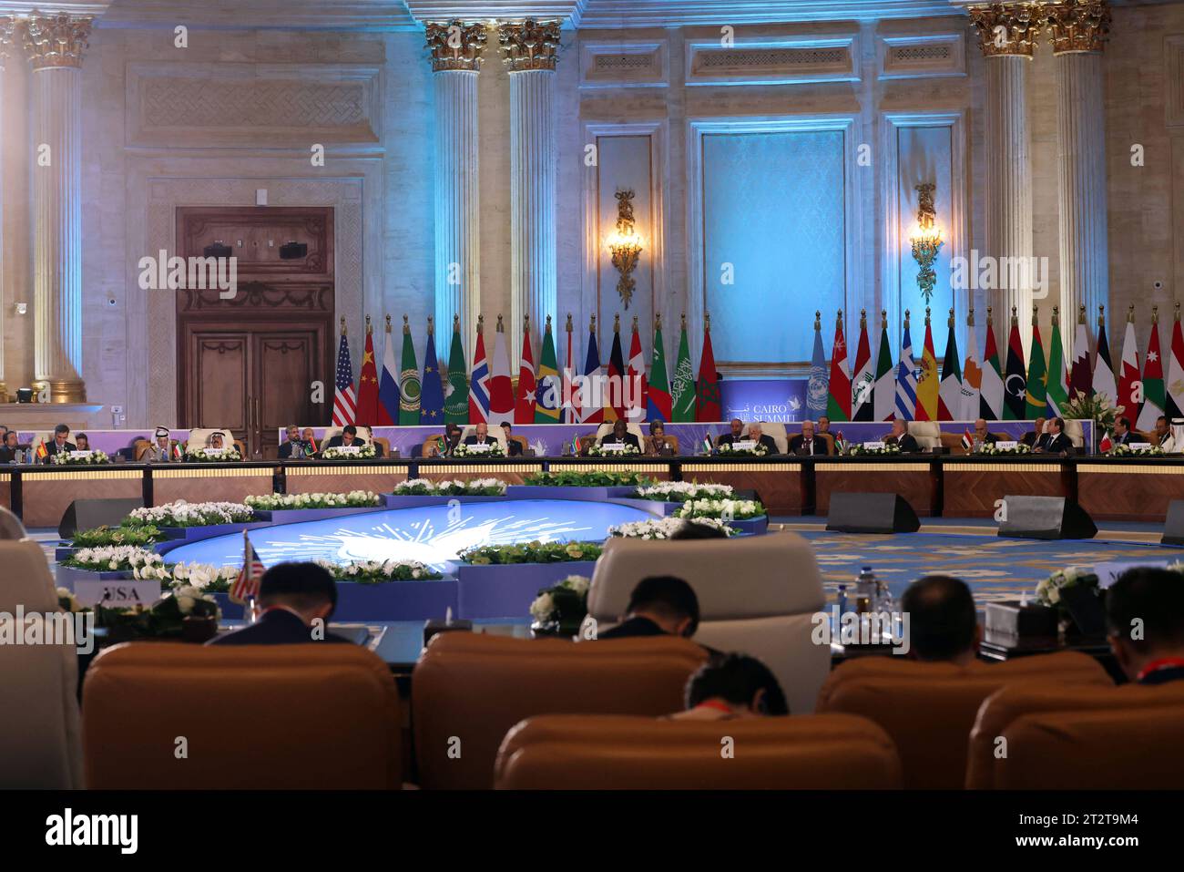 Palestinian President Mahmoud Abbas attend The Cairo Peace Summit in ...