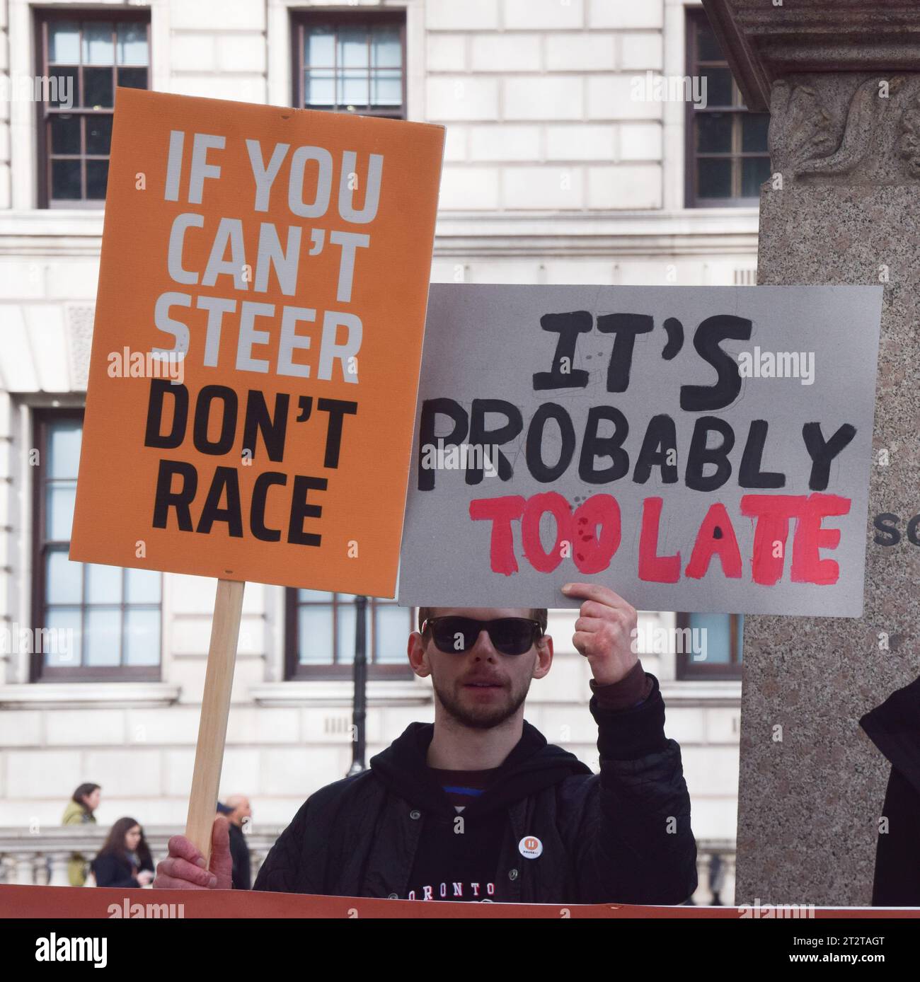 London, UK. 21st October 2023. Protesters working in Artificial ...