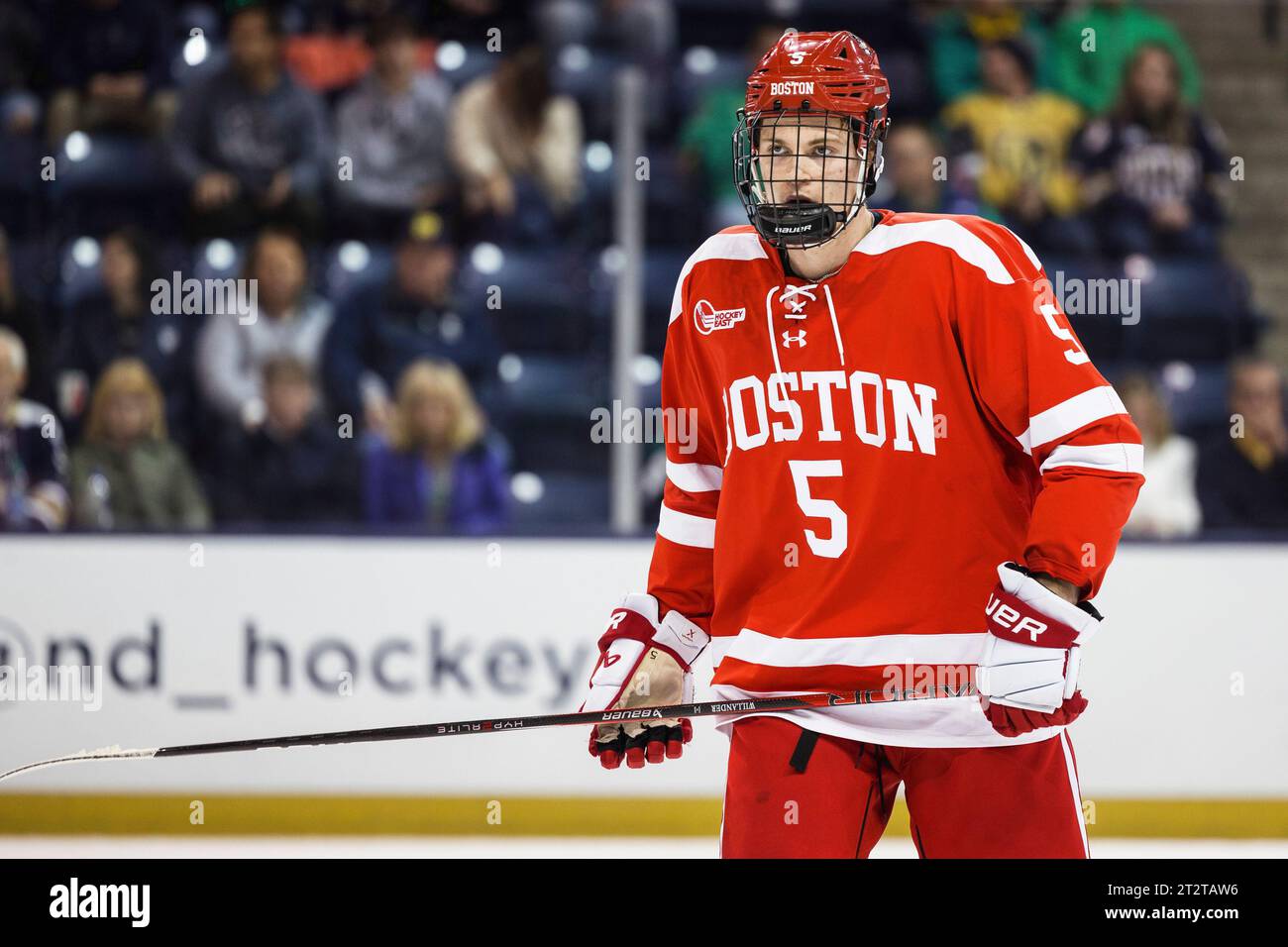 USA. 20th Oct, 2023. October 20, 2023: Boston University defenseman Tom ...