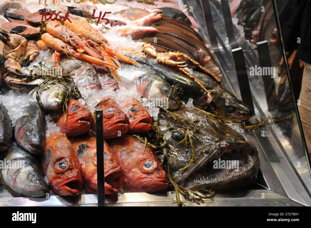 Copenhagen, Denmark /21 October. 2023/Sea food or fish shops in ...