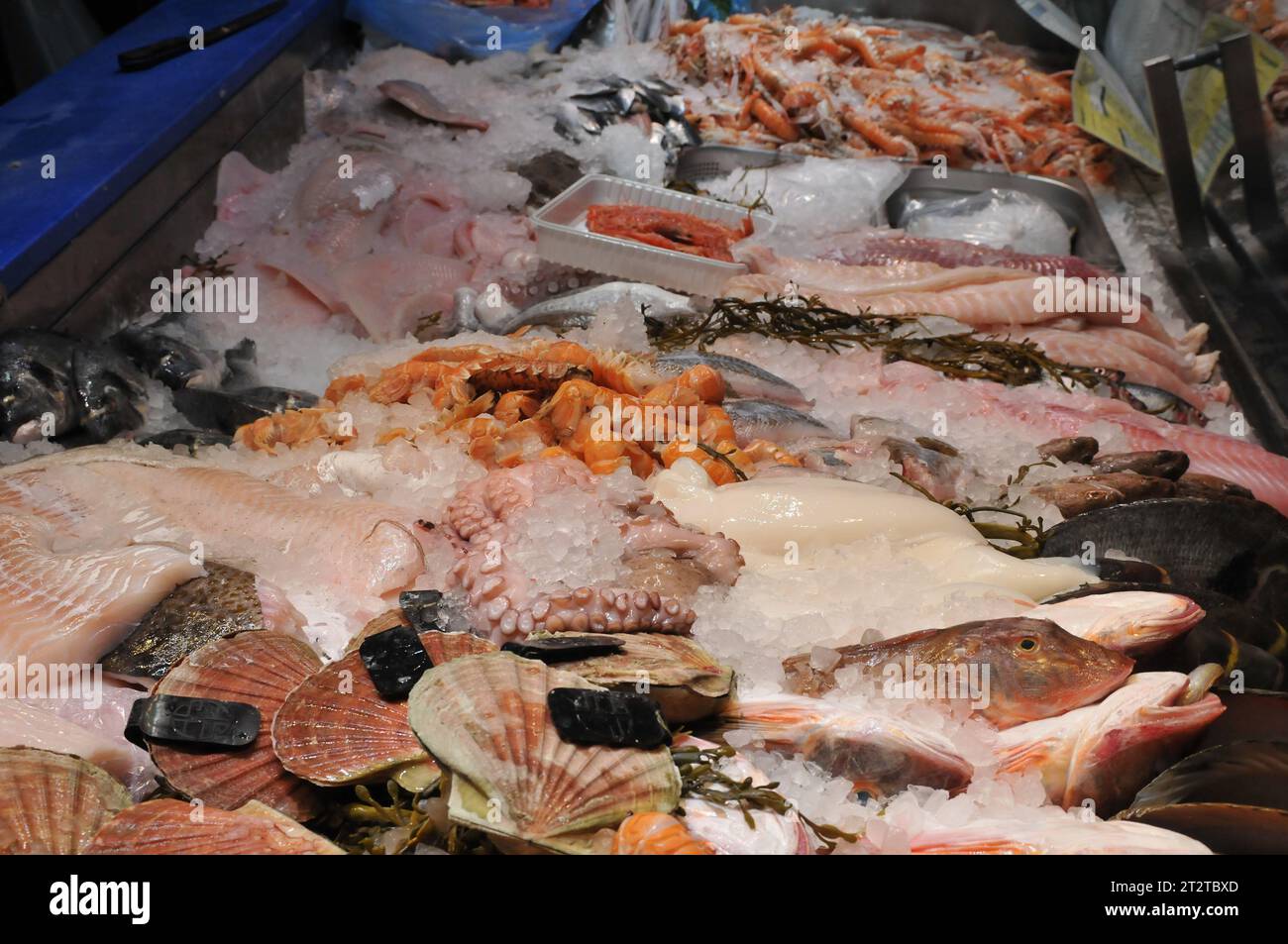 Copenhagen, Denmark /21 October. 2023/Sea food or fish shops in ...