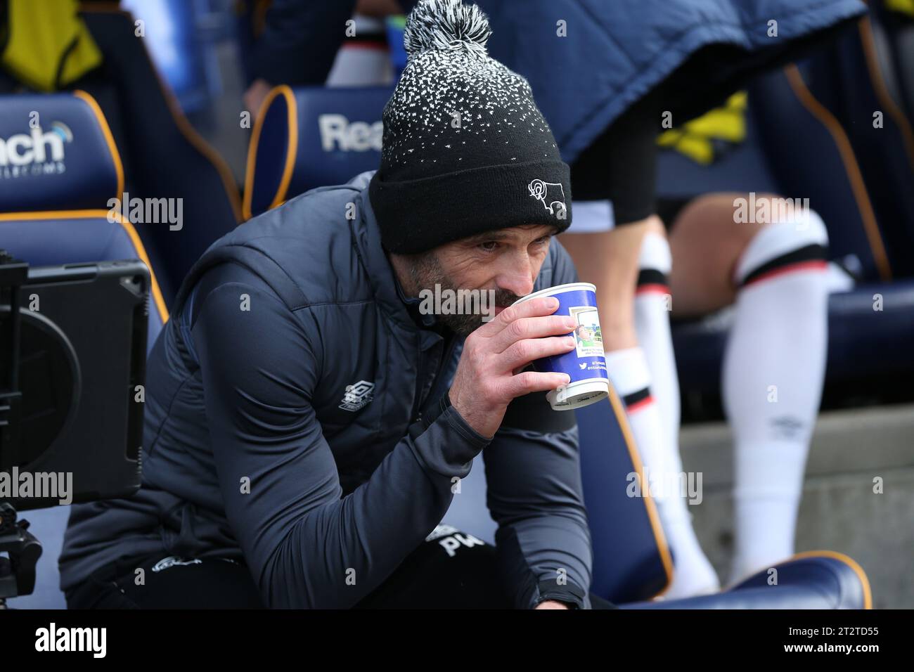Derby County manager Paul Warne during the Sky Bet League One match at ...