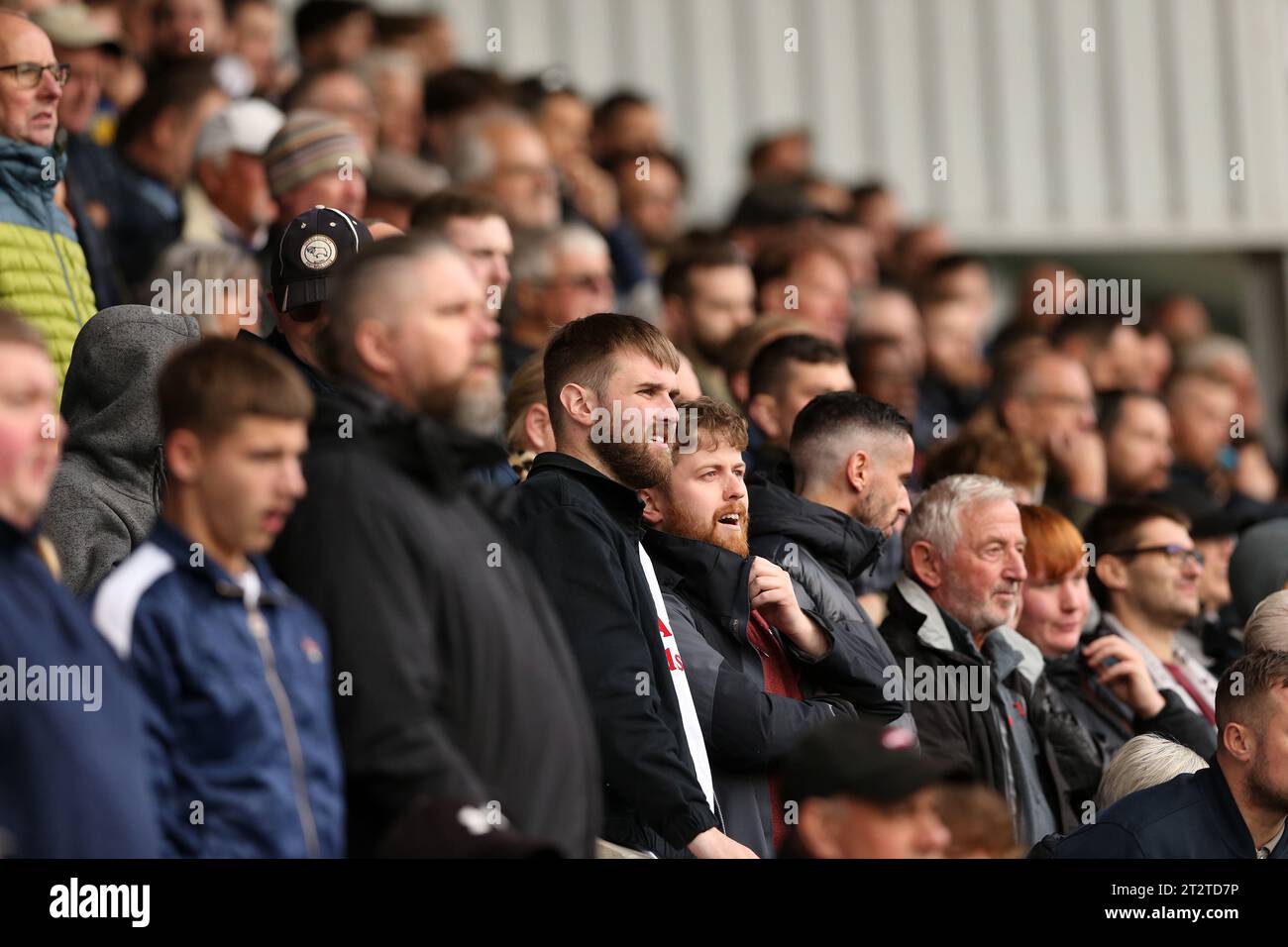Derby County’s fans in the stands during the Sky Bet League One match ...