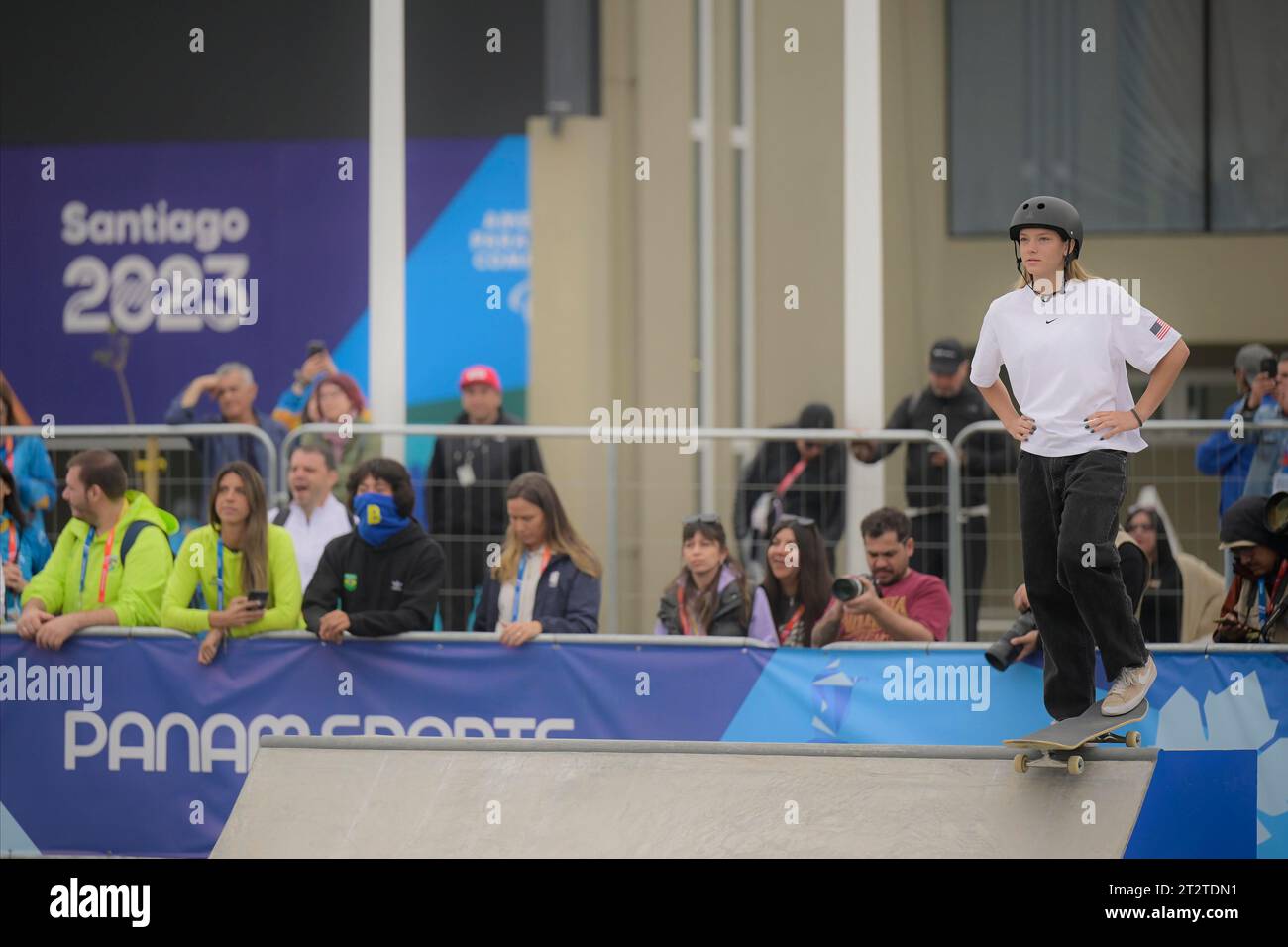 Santiago, Chile. 21st Oct, 2023. Heyn Page of the USA during the Pan ...