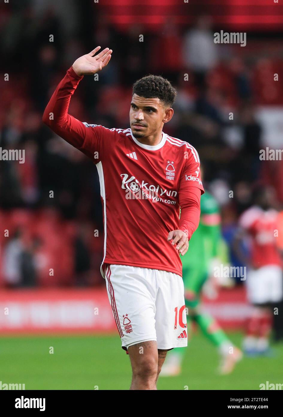 The City Ground, Nottingham, UK. 21st Oct, 2023. Premier League ...