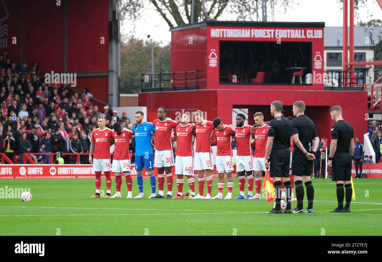 The City Ground, Nottingham, UK. 21st Oct, 2023. Premier League ...