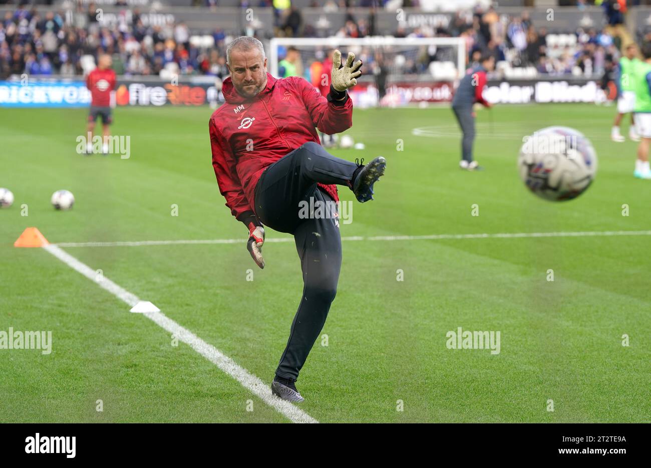 Swansea City and England goalkeeping coach Martyn Margetson prior to ...