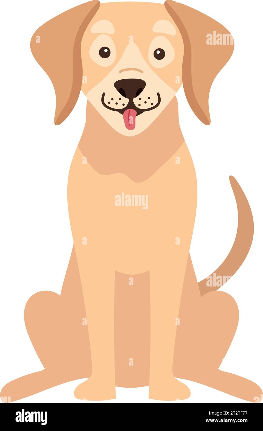 dog labrador retriever vector isolated Stock Vector Image & Art - Alamy