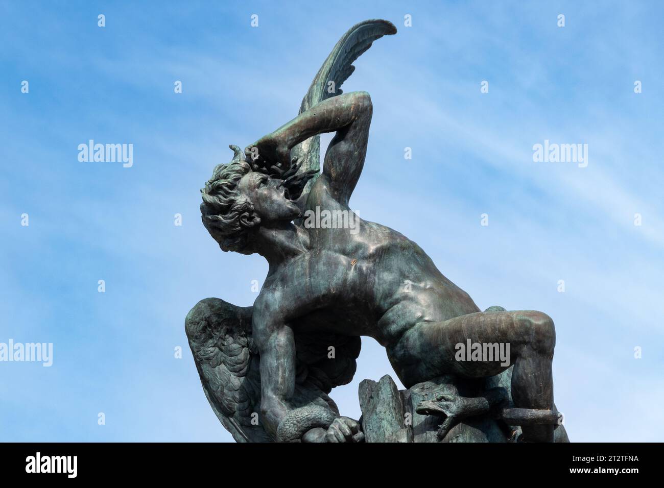 The fallen angel statue of Madrid is the unique statue dedicated to the ...