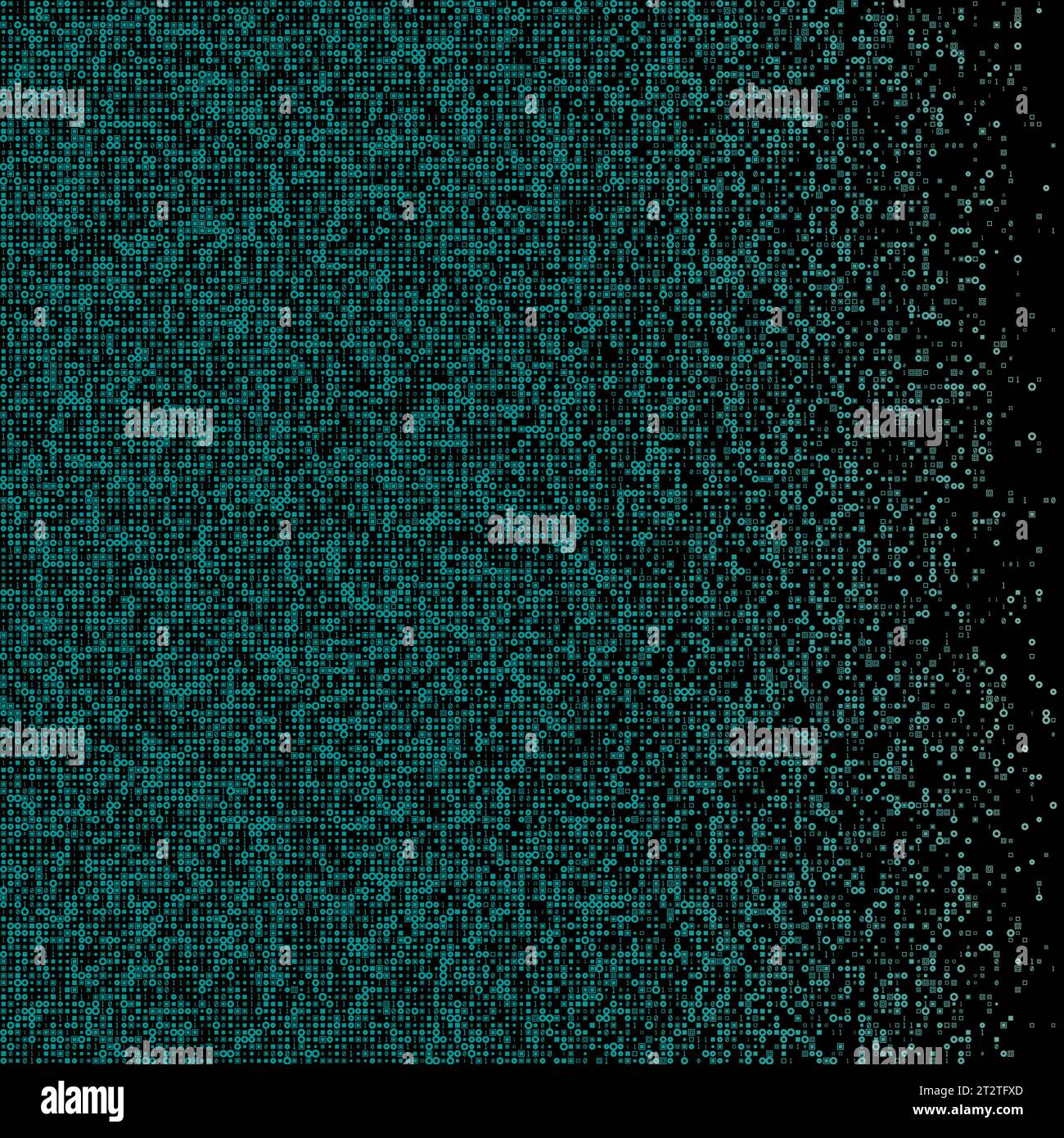 Appealing geometric matrix background in teal rose colors. Beautiful ...