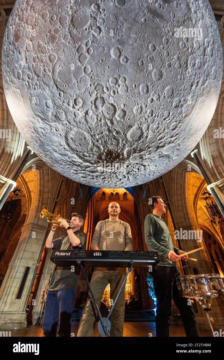 London, UK. 21 October 2023. (L to R) Titch Walker (trumpet), Steve ...