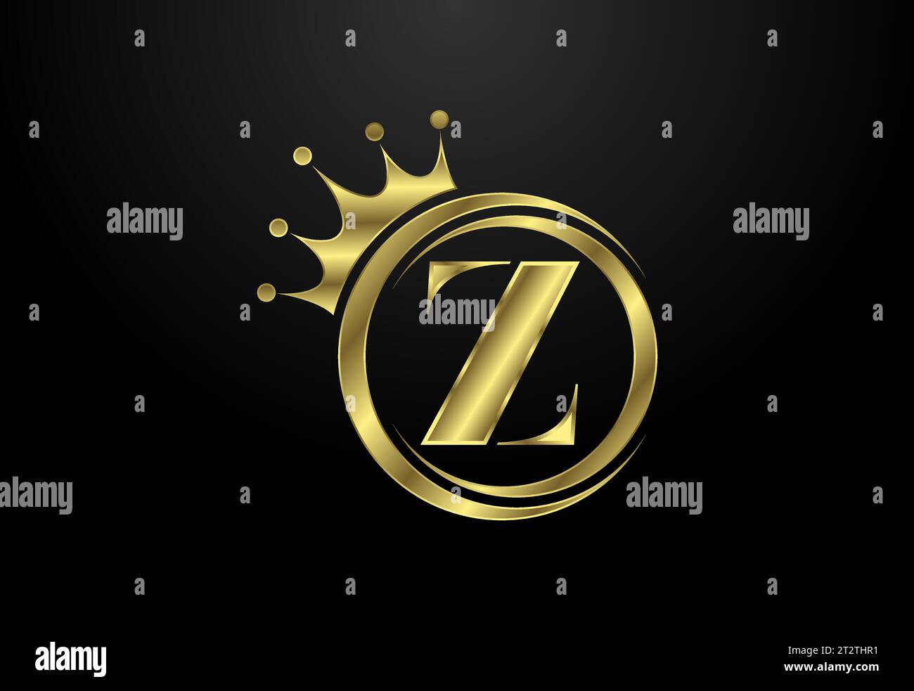 English alphabet with a crown. Royal, King, queen luxury symbol. Font ...