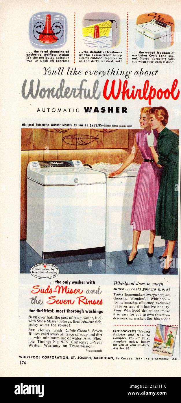 Washing machine advertisement hi-res stock photography and images - Alamy