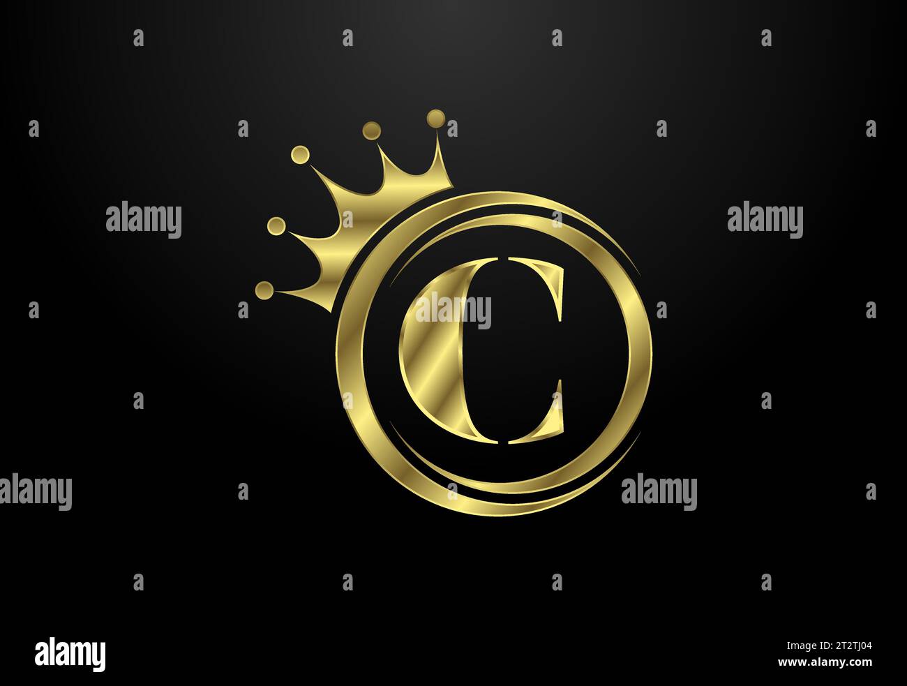 English alphabet with a crown. Royal, King, queen luxury symbol. Font ...