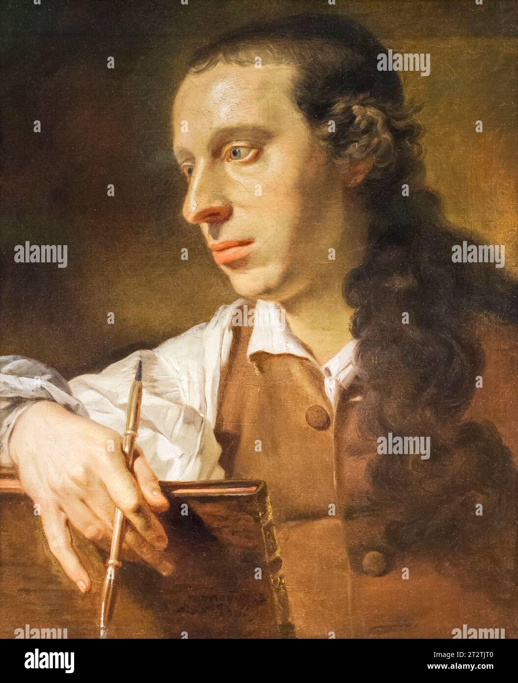 Johann zoffany self portrait hi-res stock photography and images - Alamy