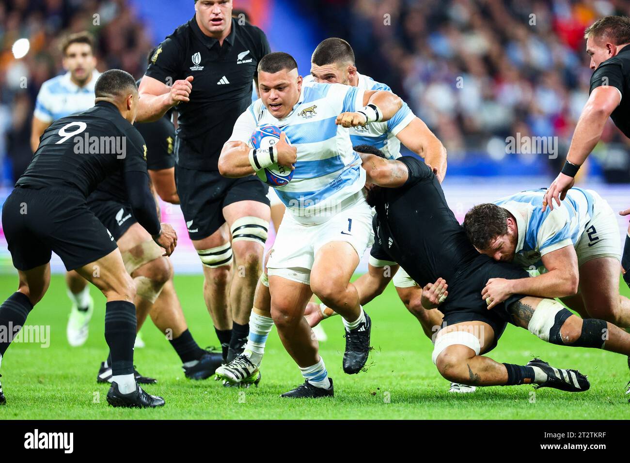 Thomas Gallo #1 of Argentina during the Rugby World Cup Semi-final 1 ...