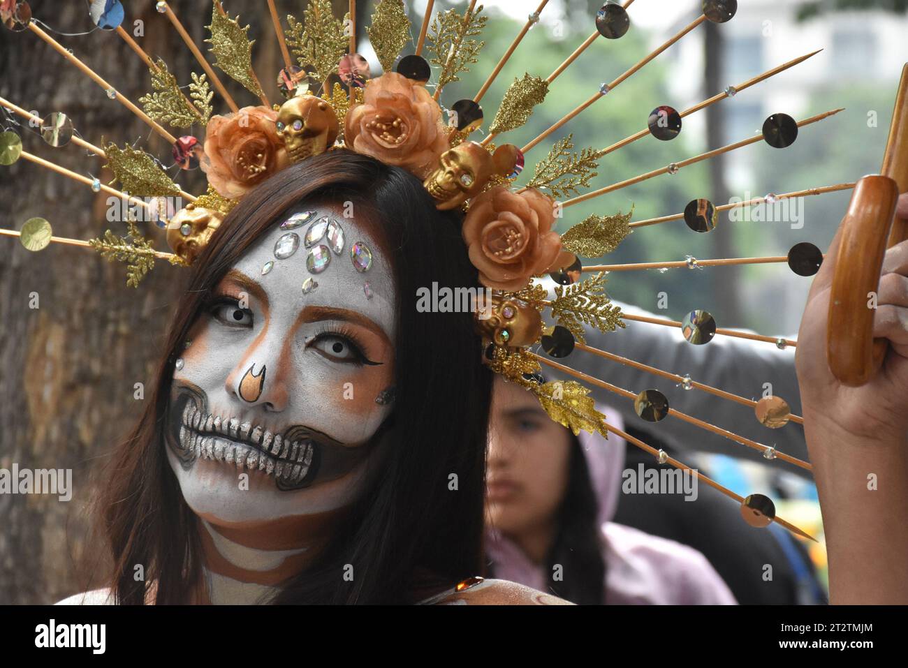 The Catrina parade in Mexico city Stock Photo - Alamy