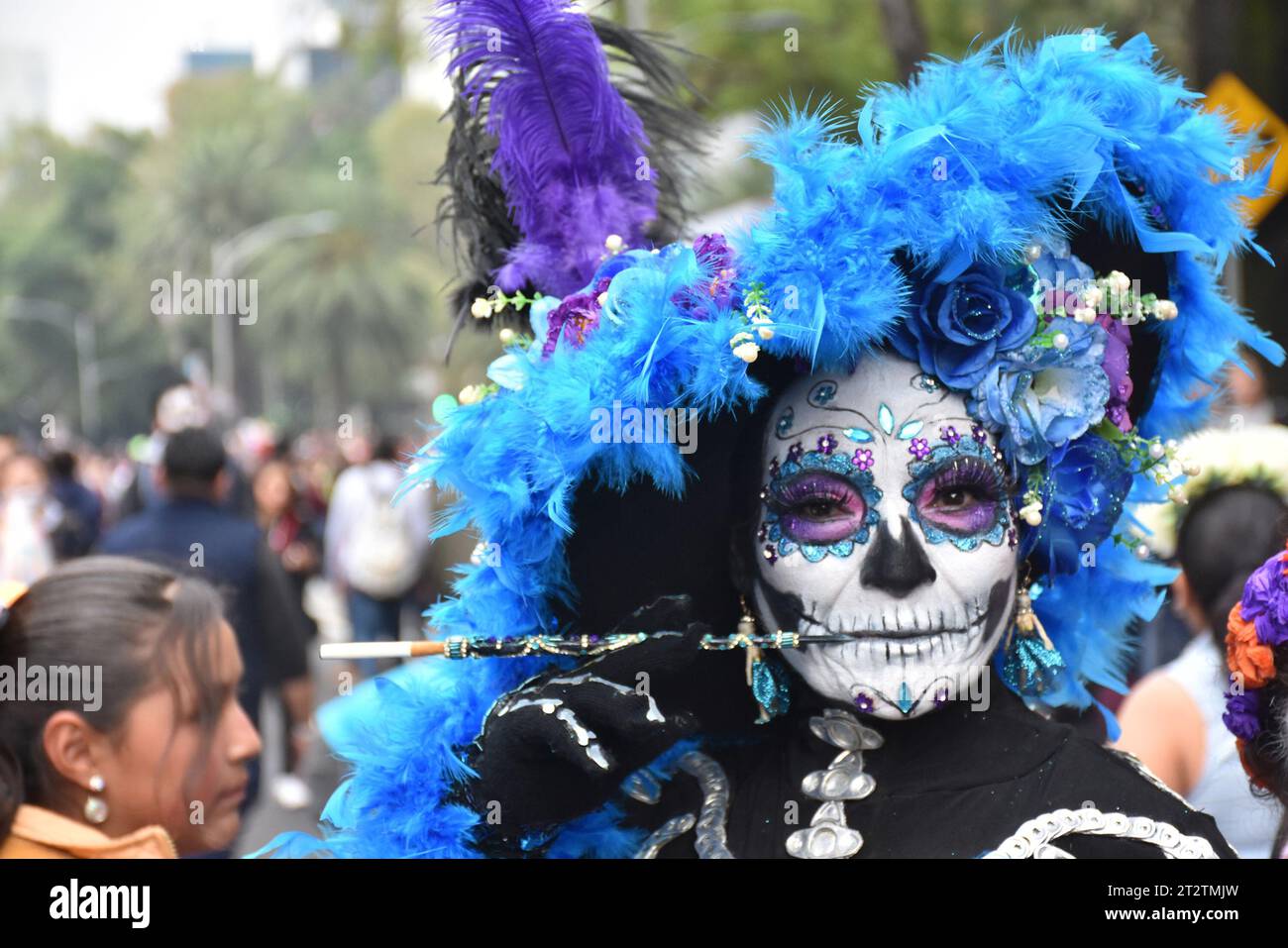 The Catrina parade in Mexico city Stock Photo - Alamy