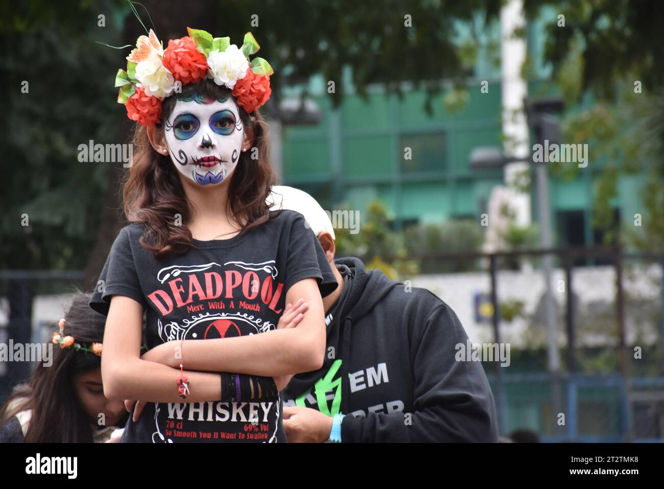 The Catrina parade in Mexico city Stock Photo - Alamy