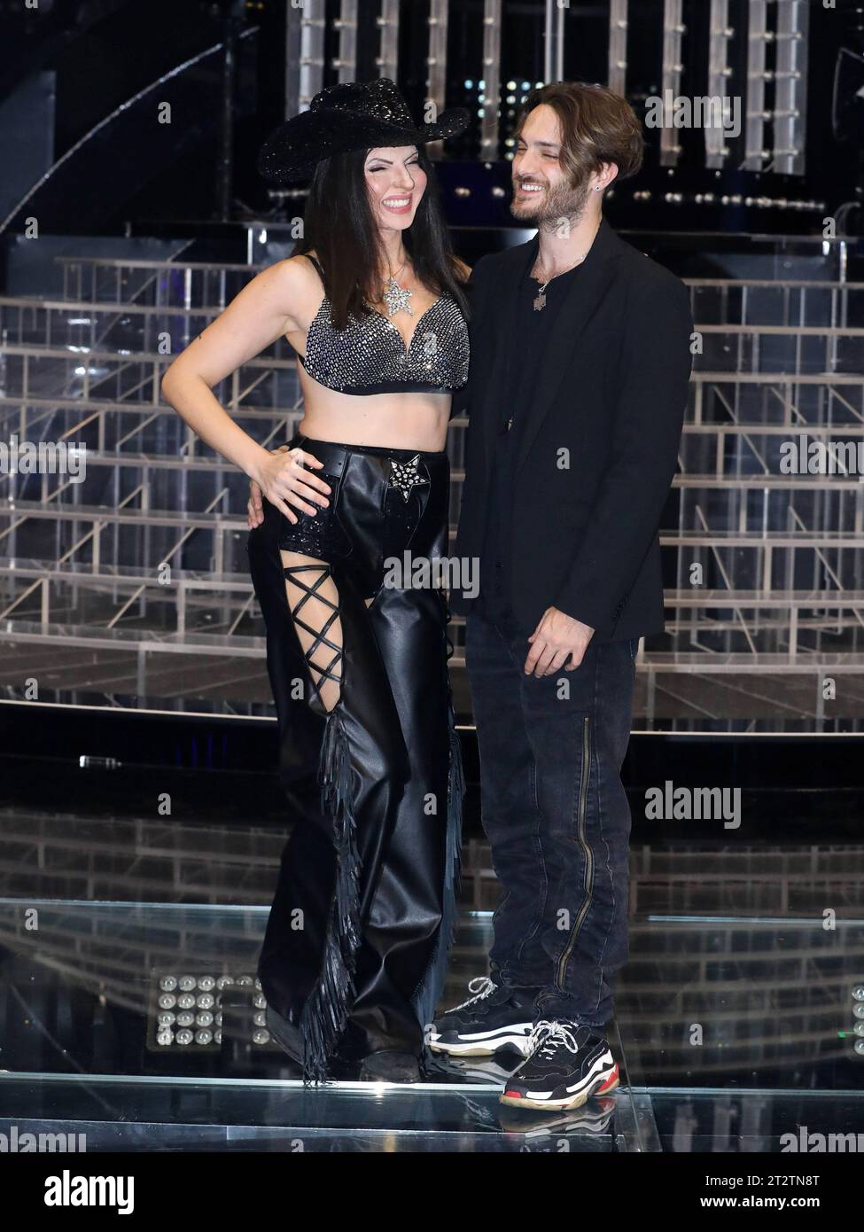 Rome, Rome. 21st Oct, 2023. Rome, Rai ex Dear studios, TV show "Tale e ...