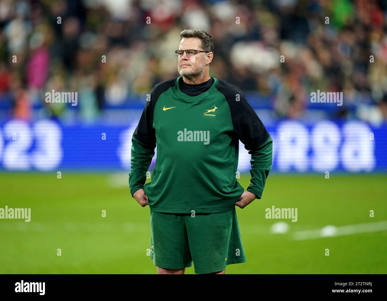 South Africa assistant coach Rassie Erasmus ahead of the Rugby World ...