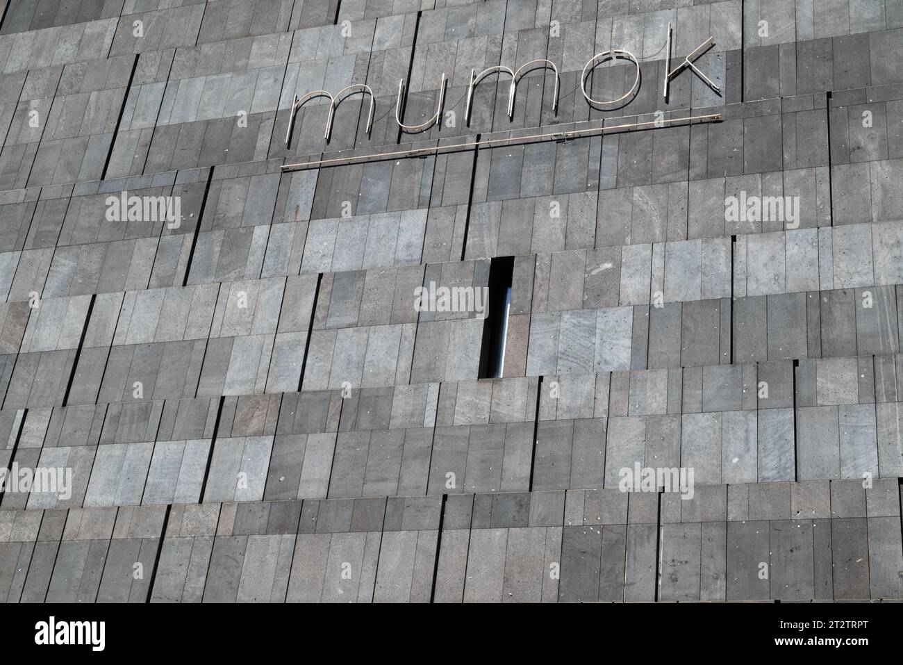 Vienna, Austria. 28 September 2023, exterior of museum moderner kunst ...
