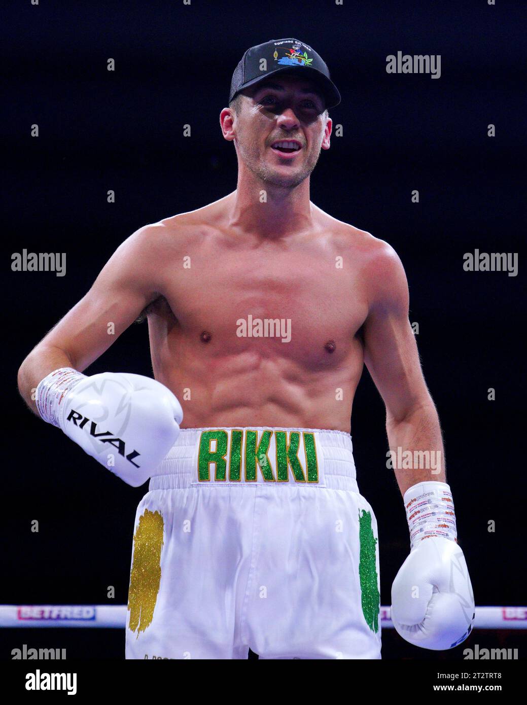 Paddy Lacey celebrates after winning against Owen Kirk during the ...