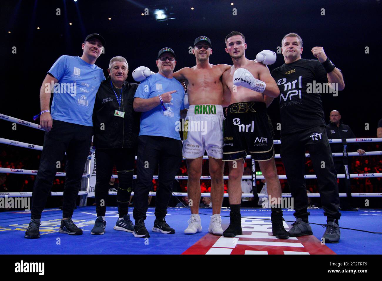 Paddy Lacey (centre) celebrates with his team after winning against ...