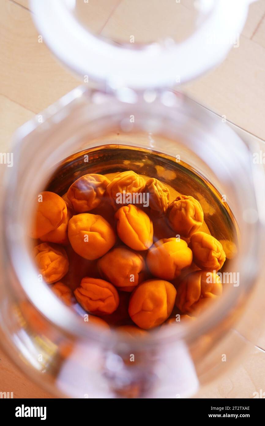 Umeshu, Japanese Plum Liqueur Stock Photo - Alamy