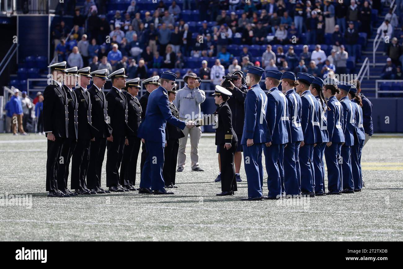 Annapolis, MD, USA. 21st Oct, 2023. The prisoner exchange ceremony ...