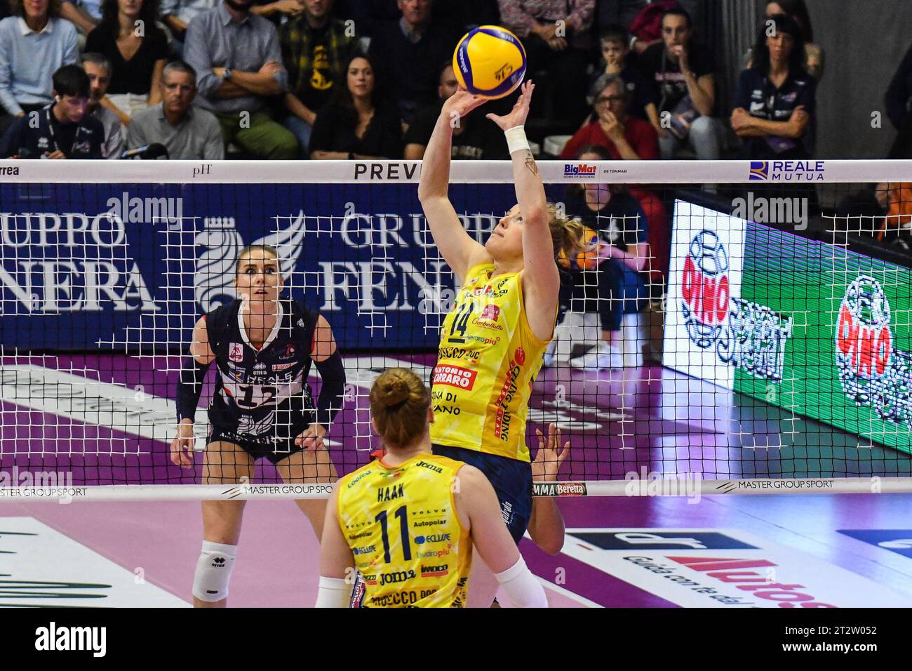 Chieri, Italy. 21st Oct, 2023. Wolosz (Conegliano) - Cheri76-Imoco ...