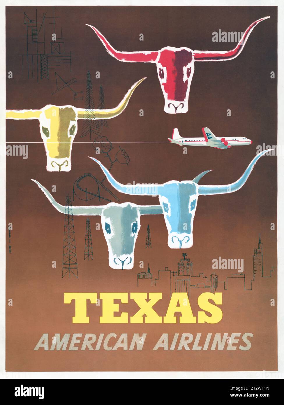 Reproduction vintage travel posters worldwide Stock Photo - Alamy